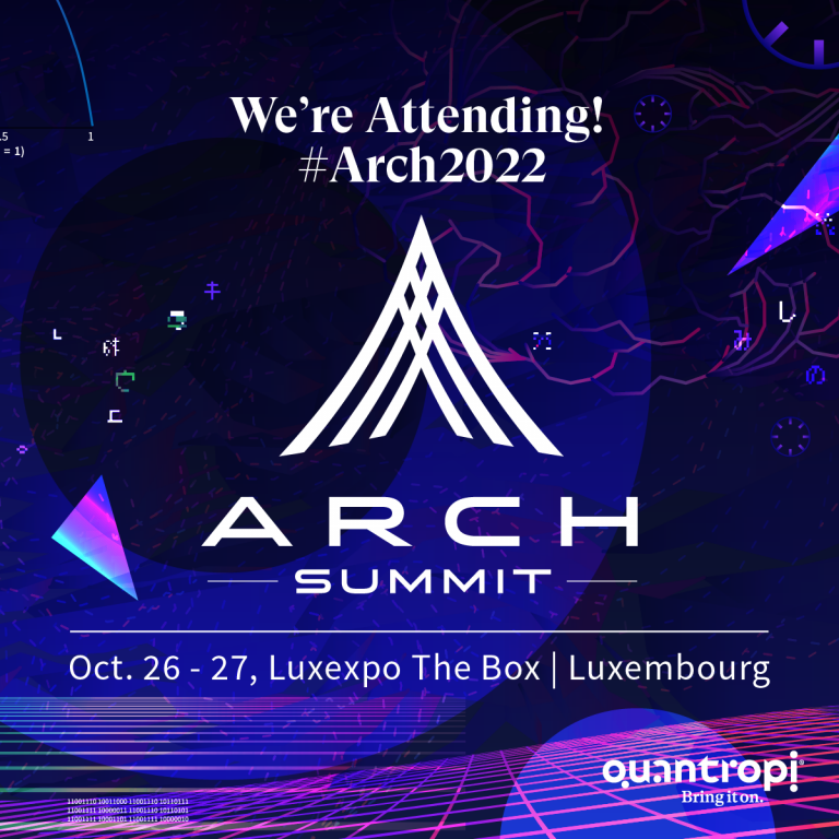 Quantropi to connect to the European Tech community at the Arch Summit 2022